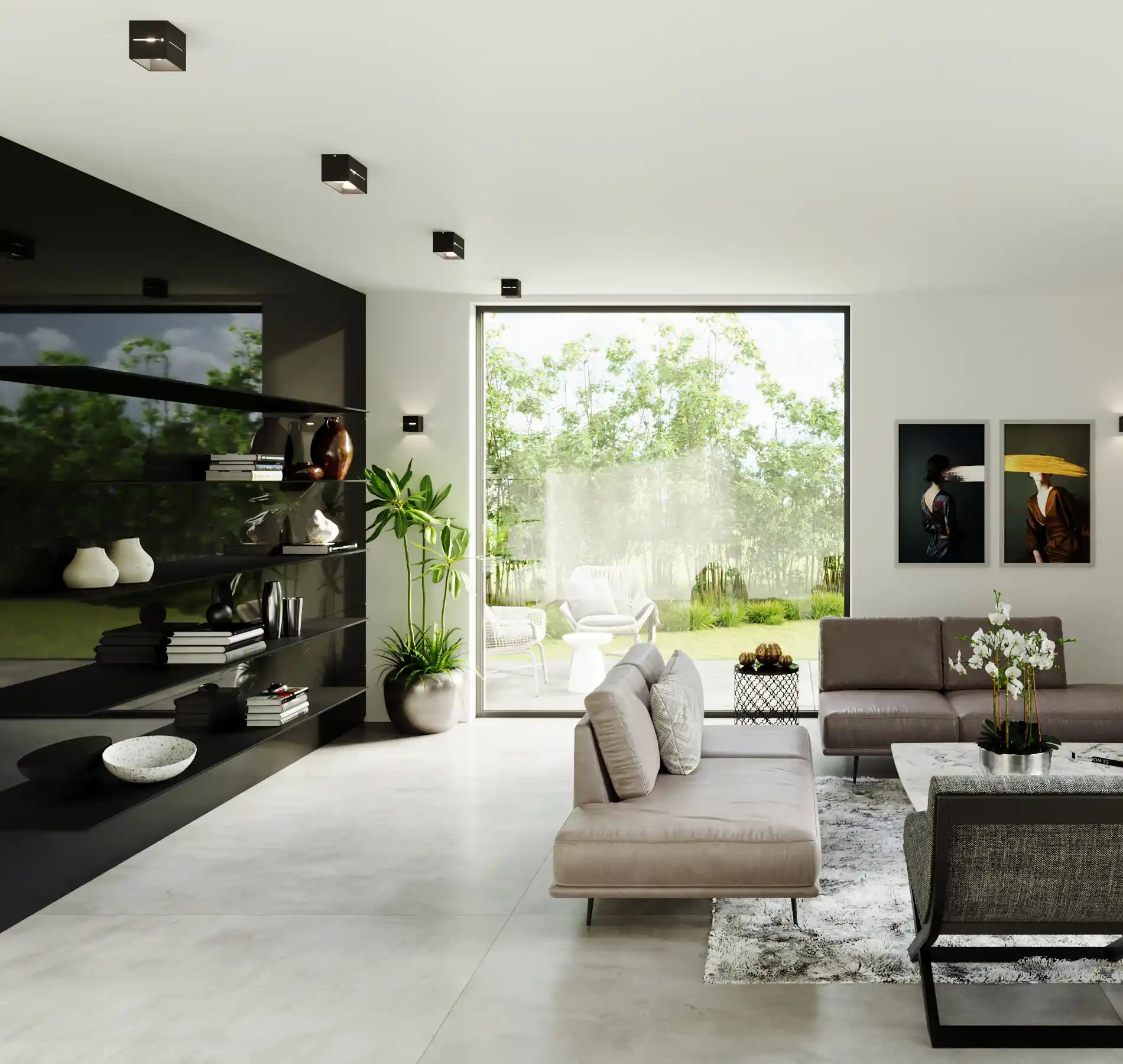 LOBO Twin Ceiling Light – Avlux Lights